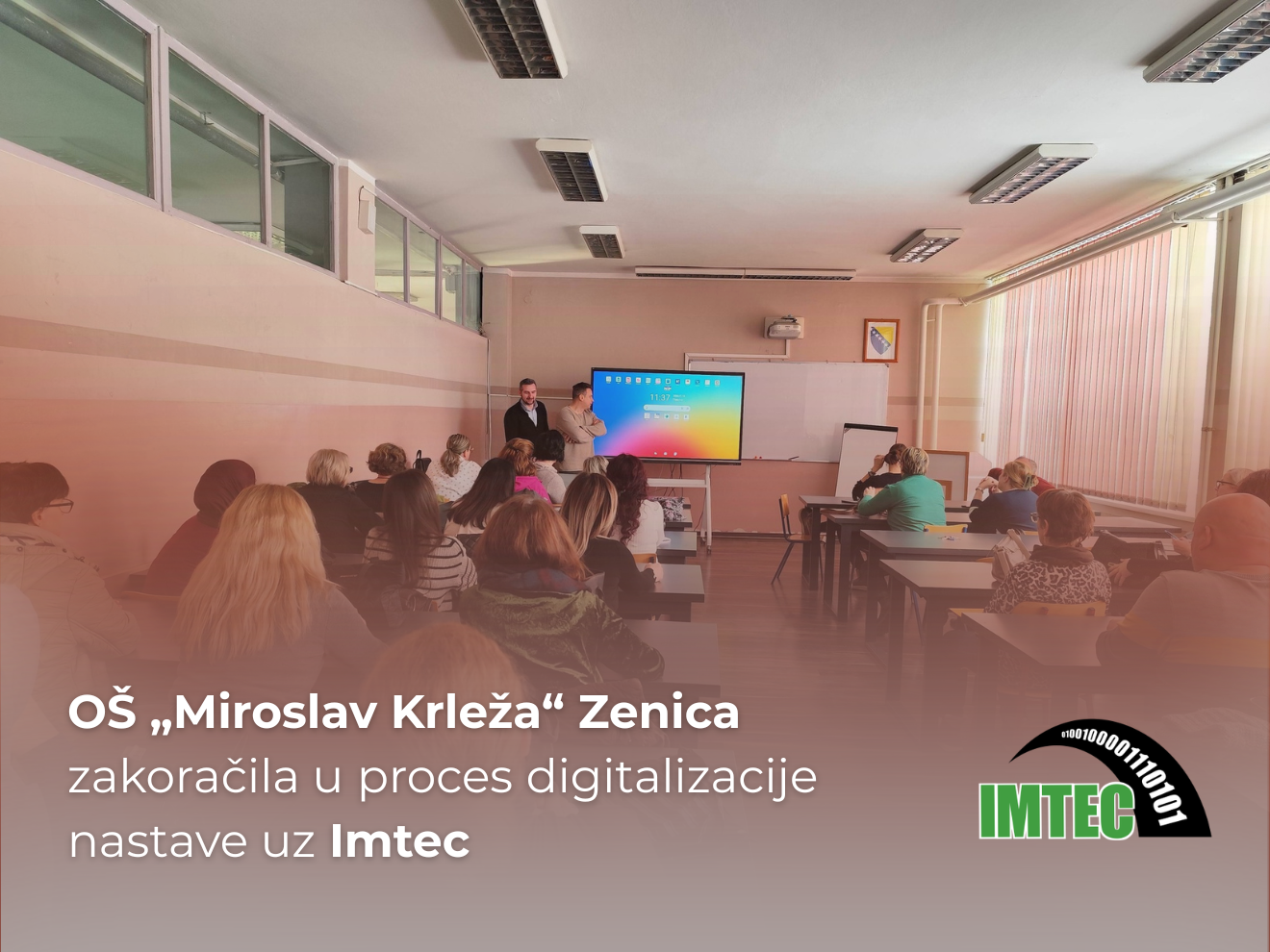 OŠ „Miroslav Krleža“ Zenica zakoračila u proces digitalizacije nastave ...